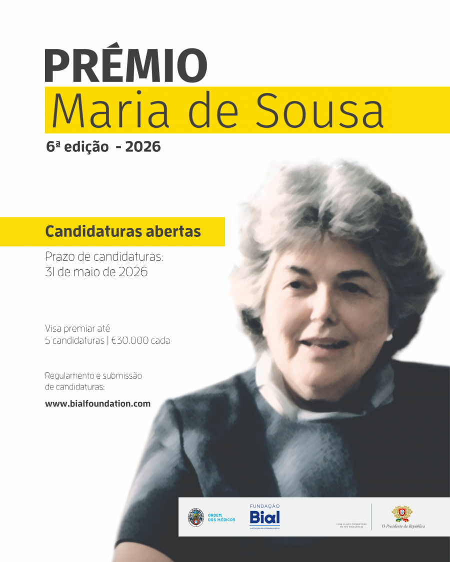 Prémio Maria de Sousa: 6ª edição - 2026
